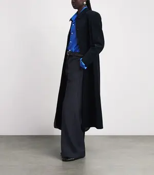 JIL SANDER Wool-mohair Straight Trousers