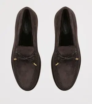TOD'S Suede Gomma Slippers