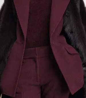 Gabriela Hearst Cashmere-wool Flared Rhein Trousers