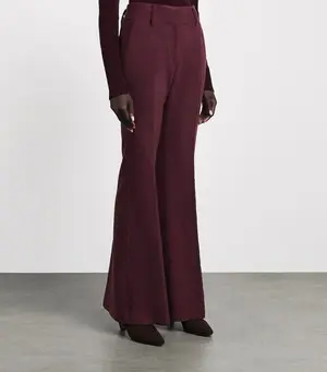 Gabriela Hearst Cashmere-wool Flared Rhein Trousers