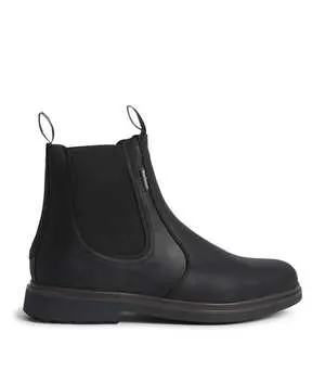 Barbour Leather Hale Chelsea Boots - Black
