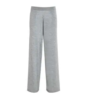 Johnstons Of Elgin Superfine Merino Wool Ina Knitted Trousers