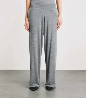 Johnstons Of Elgin Superfine Merino Wool Ina Knitted Trousers