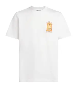 Casablanca Organic Cotton Hermons Mirage Arch T-shirt - White