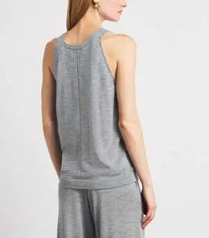 Johnstons Of Elgin Superfine Merino Wool Greer Tank Top
