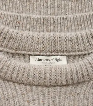 Johnstons Of Elgin Donegal Cashmere Ribbed Norah Sweater