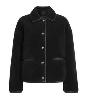ANINE BING Fleece Camden Jacket - Black
