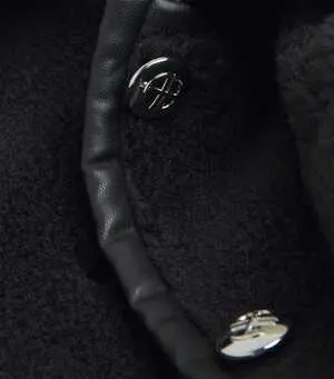 ANINE BING Fleece Camden Jacket - Black