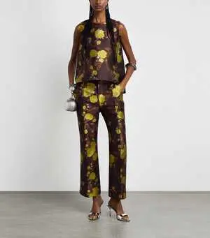 La DoubleJ Cropped Hendrix Trousers