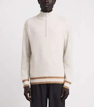 CHE Wool-blend Quarter-zip Sweater