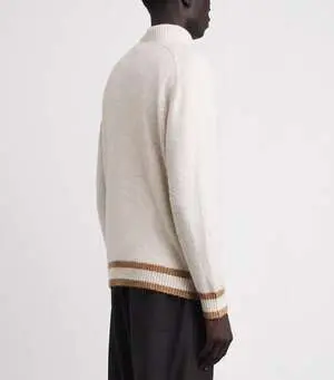 CHE Wool-blend Quarter-zip Sweater