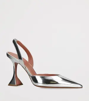 Amina Muaddi Holli Slingback Pumps 95