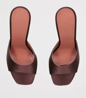 Amina Muaddi Satin Dalida Mules 140