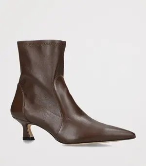 STUART WEITZMAN Leather Vinnie Ankle Boots 50