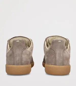 MAISON MARGIELA Suede Replica Sneakers - Brown