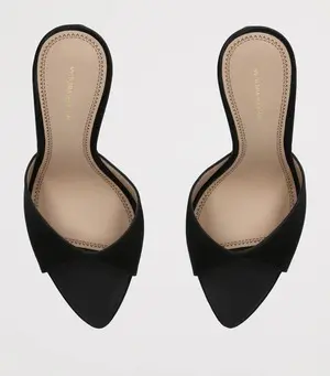 Victoria Beckham Harlow Heeled Mules 100 - Black