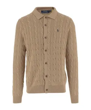 Polo Ralph Lauren Logo Embroidered Buttoned Cardigan - No