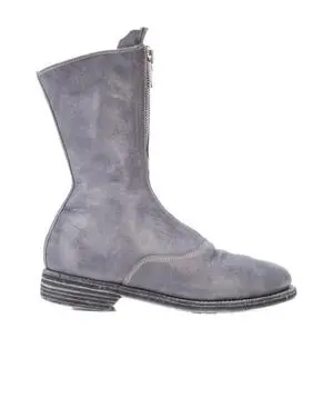 Guidi Logo Short Boots - Gray