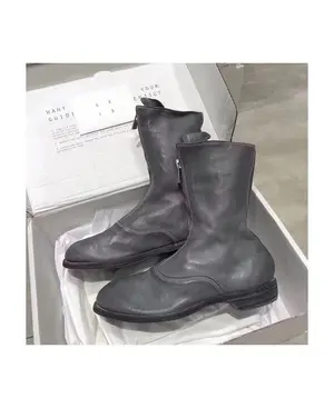 Guidi Logo Short Boots