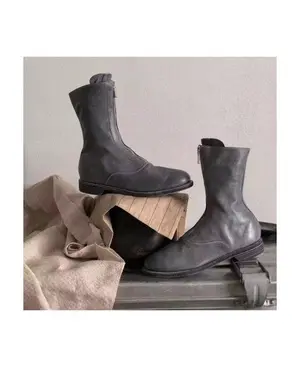 Guidi Logo Short Boots