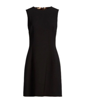 Dolce & Gabbana Sleeveless Crewneck Crepe Bodycon Dress