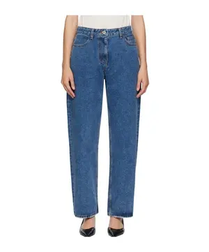 COOR Loose-fitting Washed Jeans