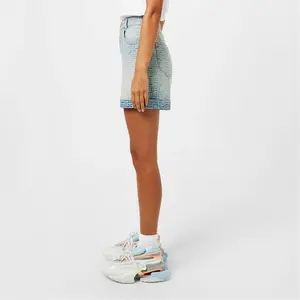 Balmain Monogram Denim Shorts