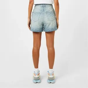 Balmain Monogram Denim Shorts