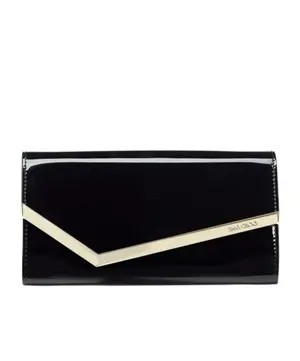 JIMMY CHOO Emmie Clutch - Black