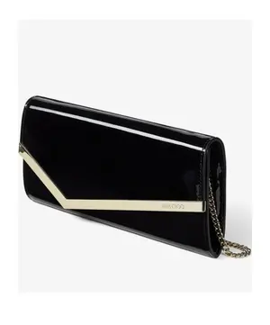 JIMMY CHOO Emmie Clutch - Black