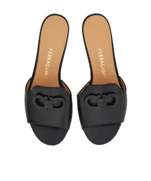 FERRAGAMO Gancini Ornament Slides