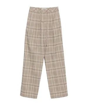 ERMANNO FIRENZE Checked Casual Trousers