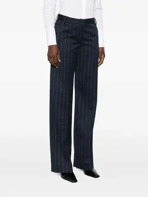 ERMANNO FIRENZE Pinstriped Casual Trousers