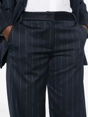 ERMANNO FIRENZE Pinstriped Casual Trousers