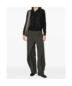 ERMANNO FIRENZE Lace-panel Knit Top