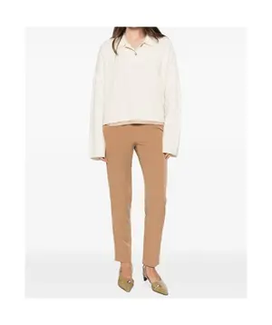 ERMANNO FIRENZE Logo-waistband Casual Trousers