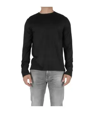 Herno Classic Long-sleeve Wool T-shirt - Black
