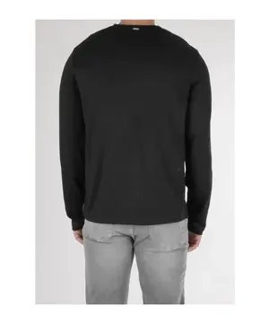 Herno Classic Long-sleeve Wool T-shirt - Black