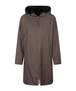 YVES SALOMON Midlength Hooded Parka