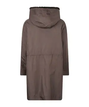 YVES SALOMON Midlength Hooded Parka