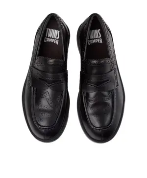 Camper Leather Moccasins For