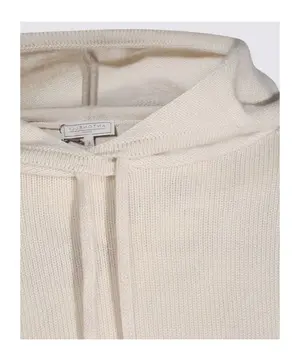 Antonelli Firenze Ribbed Hem Hooded Sweater - No