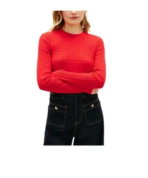 Tommy Hilfiger Cableknit Crewneck Longsleeve Sweater