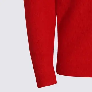 Auralee Long-sleeved V-neck Sweater