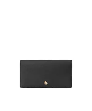 Ralph Lauren Crossgrain Leather Long Wallet