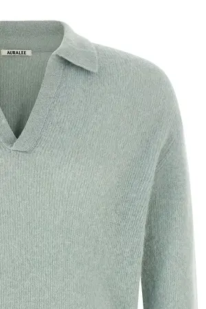 Auralee Long Sleeve Knit Sweater
