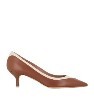 MALONE SOULIERS Pointed Toe Two-tone Pumps - Brown