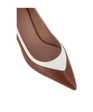 MALONE SOULIERS Pointed Toe Two-tone Pumps - Brown