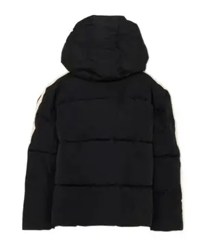 Palm Angels Long-sleeve Padded Hooded Jacket With Logo Detail