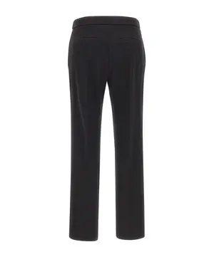 KAOS Straight-leg Tailored Pants With Hem Slits